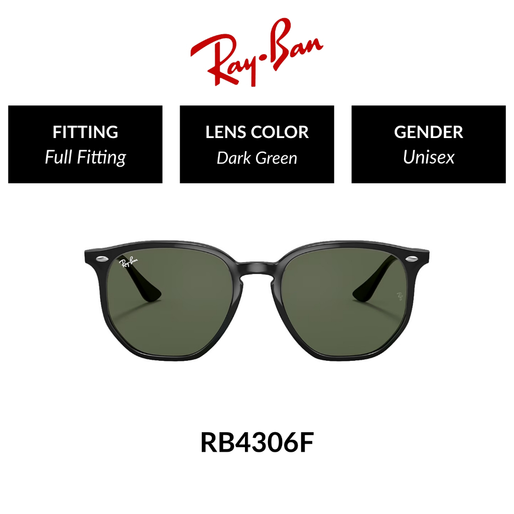 RAY-BAN - RB4306F 601/71 | Shopee Malaysia