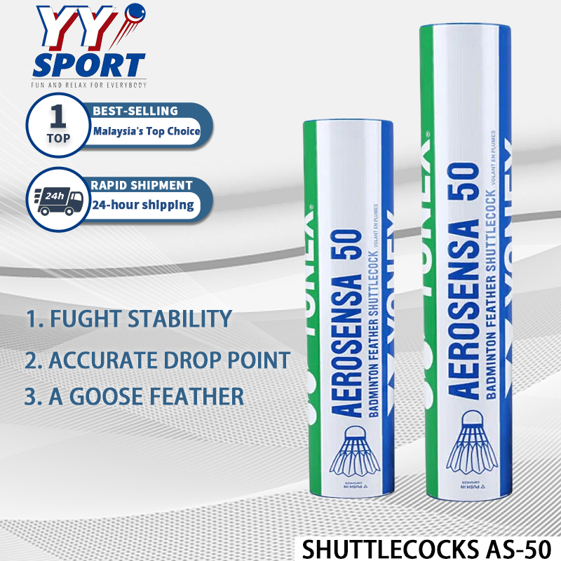 【BIG SALE】Yonex Shuttlecocks AS-50 Goose Feather Badminton Shuttlecock ...