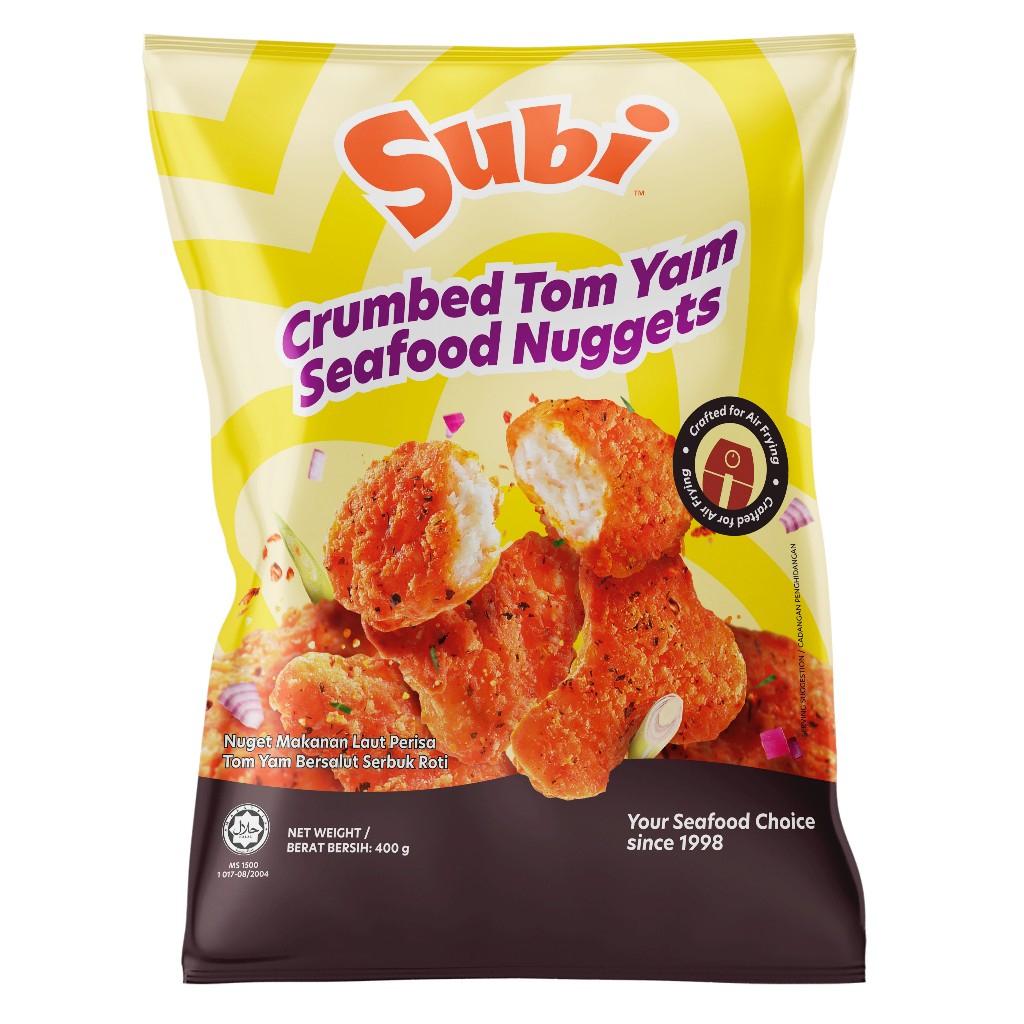 SUBI Crumbed Tom Yam Seafood Nuggets (400G) | Shopee Malaysia