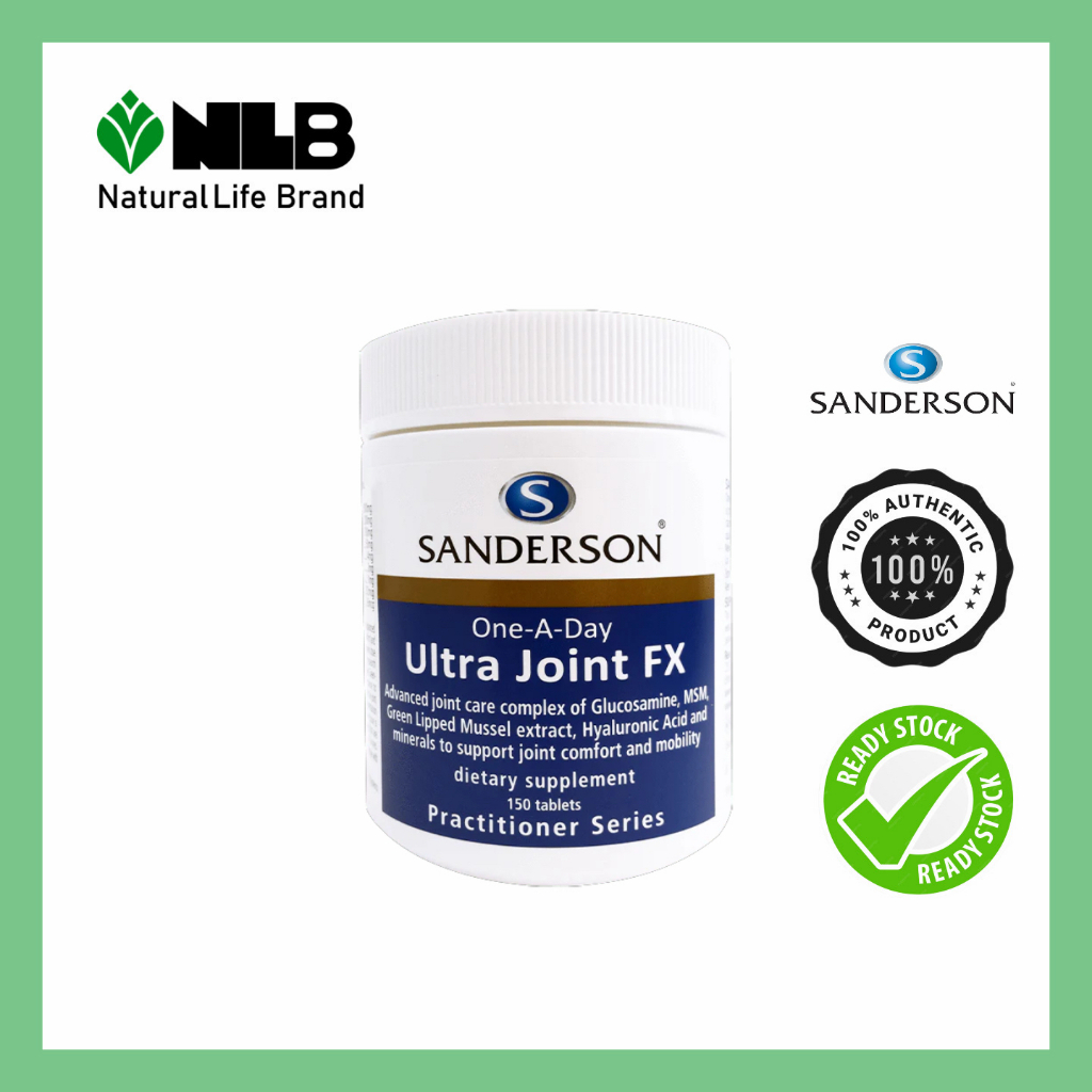 Sanderson 1-a-day Ultra Joint FX Tablets 150s (Ready Stock) | Shopee ...