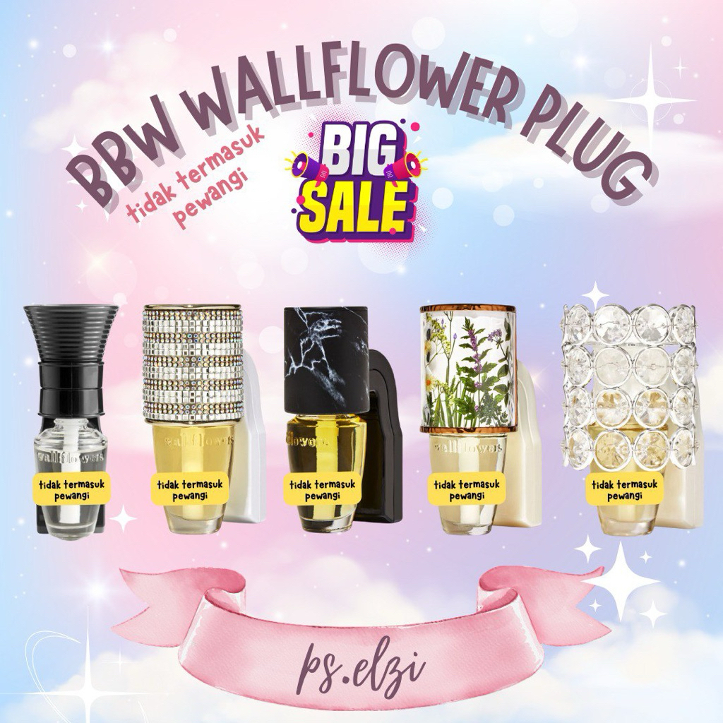 BBW Wallflower Plug BASIC WHITE, BASIC BLACK, FANCY PLUG 💯ORIGINAL ...