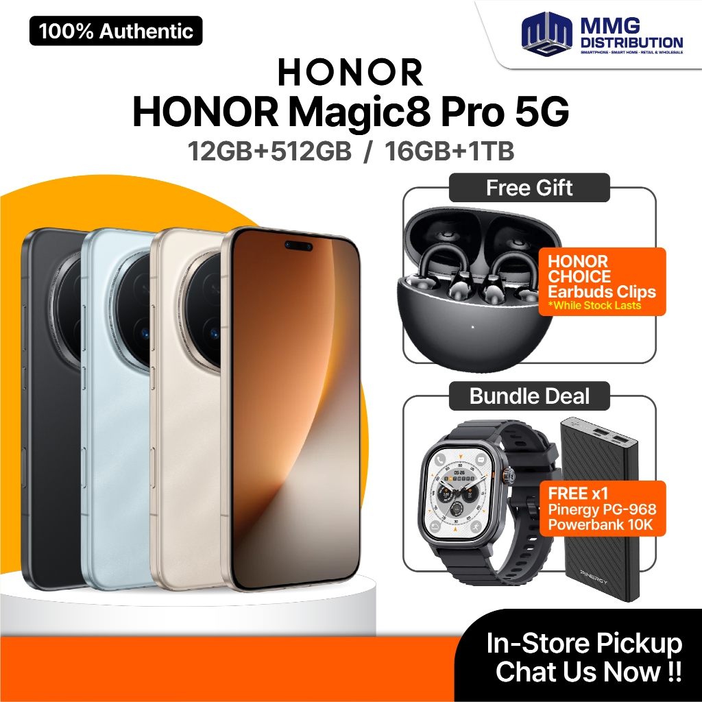 HONOR Magic 8 Pro 5G | 16+512GB Smartphone | Snapdragon 8 Elite Gen 5 ...