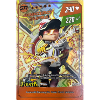 (RARE) KAD SR BOBOIBOY SUPRA 15/18 PEK FIESTA 2024 2025 KAD BOBOIBOY ...