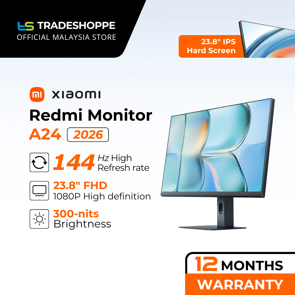 Xiaomi Redmi Monitor A24 2026 Model - 144Hz High Refresh Rate | 1080P ...