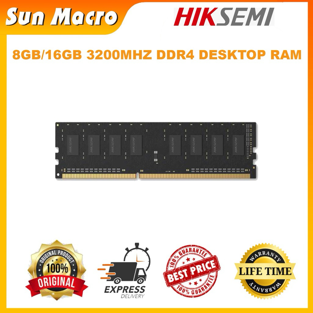 HIKSEMI DDR4 3200MHz 8GB / 16GB Desktop Ram PC | Shopee Malaysia