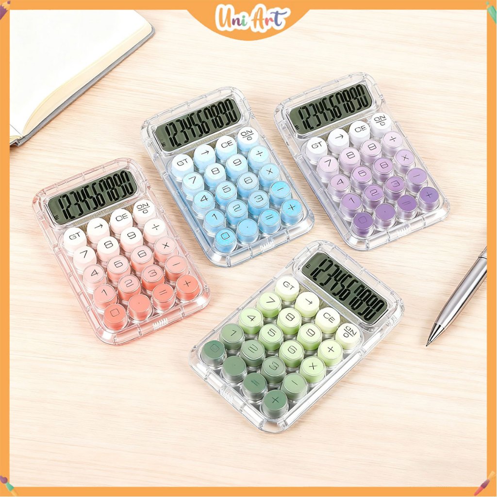 12 Digits Cute Candy Calculator Pastel Colour Calculator Office School ...
