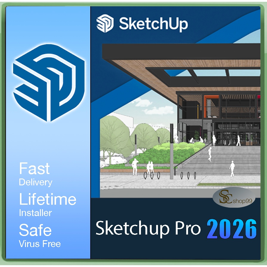 [Latest 2026] SketchUp Pro2026 26.0 | LayOut | Style Builder | Shopee ...