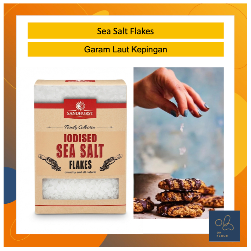 SANDHURST Sea Salt Flakes Imported - 250g /MALDON Sea Salt Flakes ...