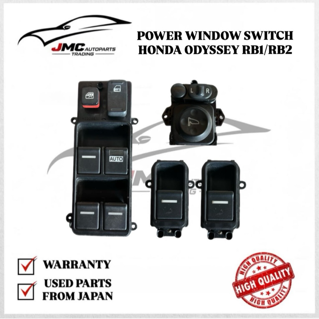 60.HONDA ODYSSEY RB1/RB2 POWER WINDOW SWITCH/ DOOR SWITCH/MAIN SWITCH ...