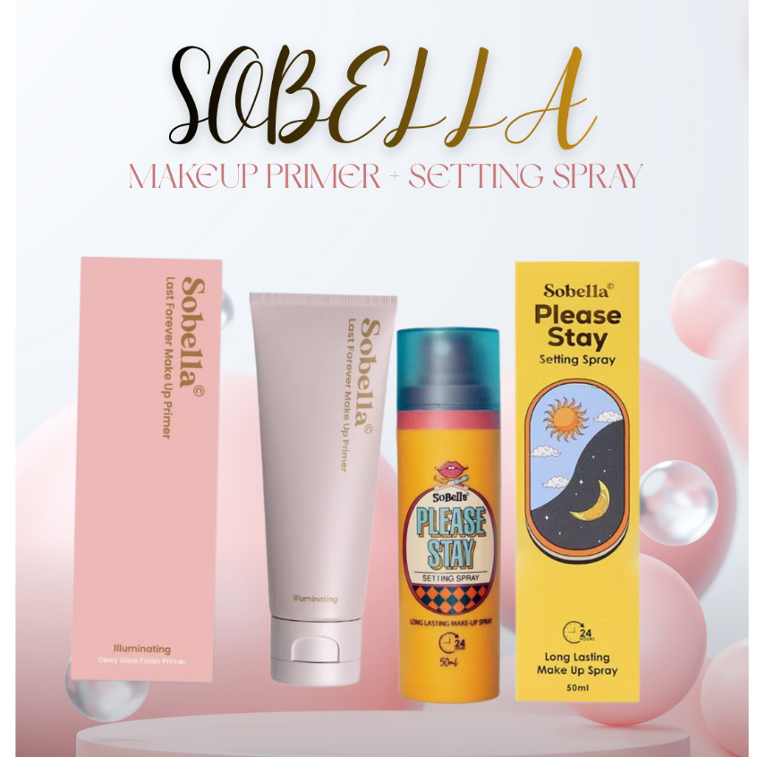 [READY STOCK] SOBELLA MAKEUP PRIMER NEW PACKAGING & SOBELLA SETTING ...