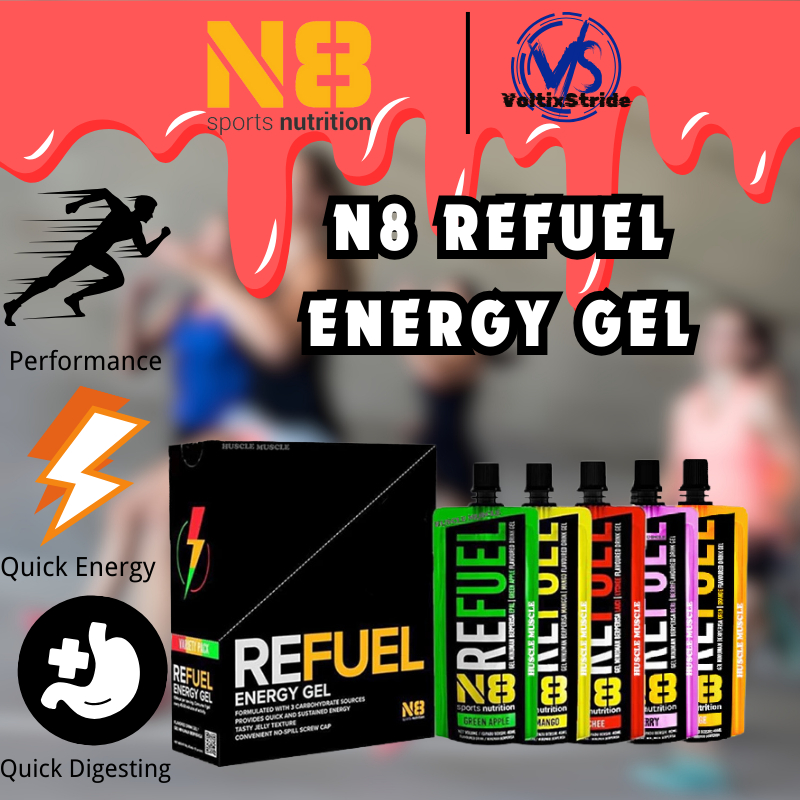 N8 REFUEL - GEL TENAGA / ENERGYGEL (1Bo x 10Gels) | Shopee Malaysia