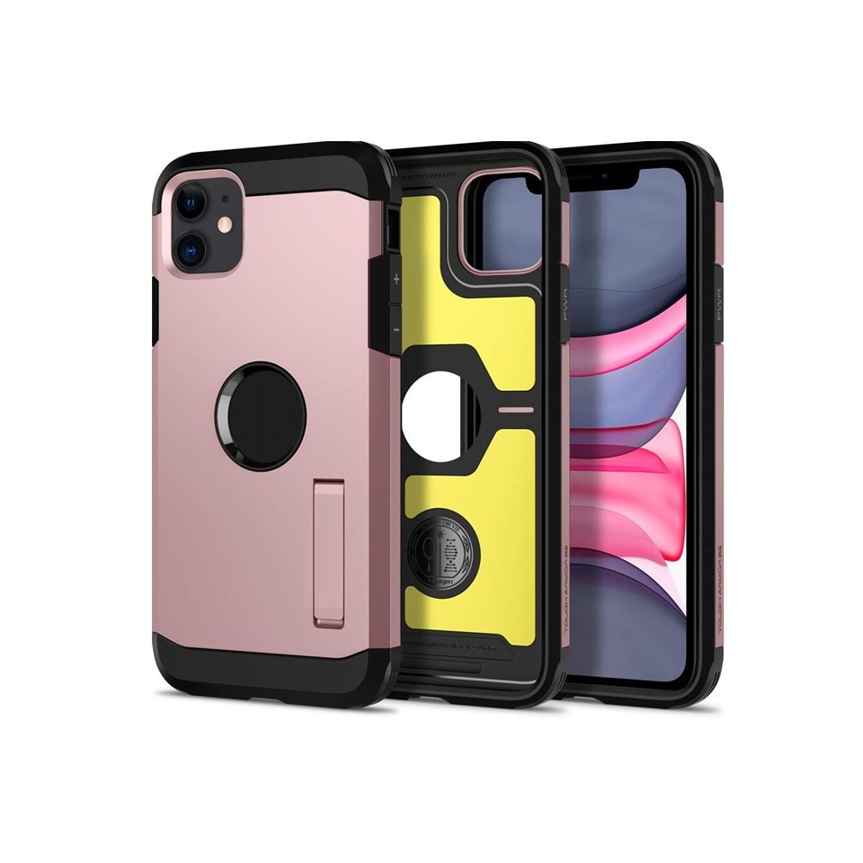 Spigen iPhone 11 Tough Armor Case XP Rose Gold*7441*/Satin Silver*7191 ...