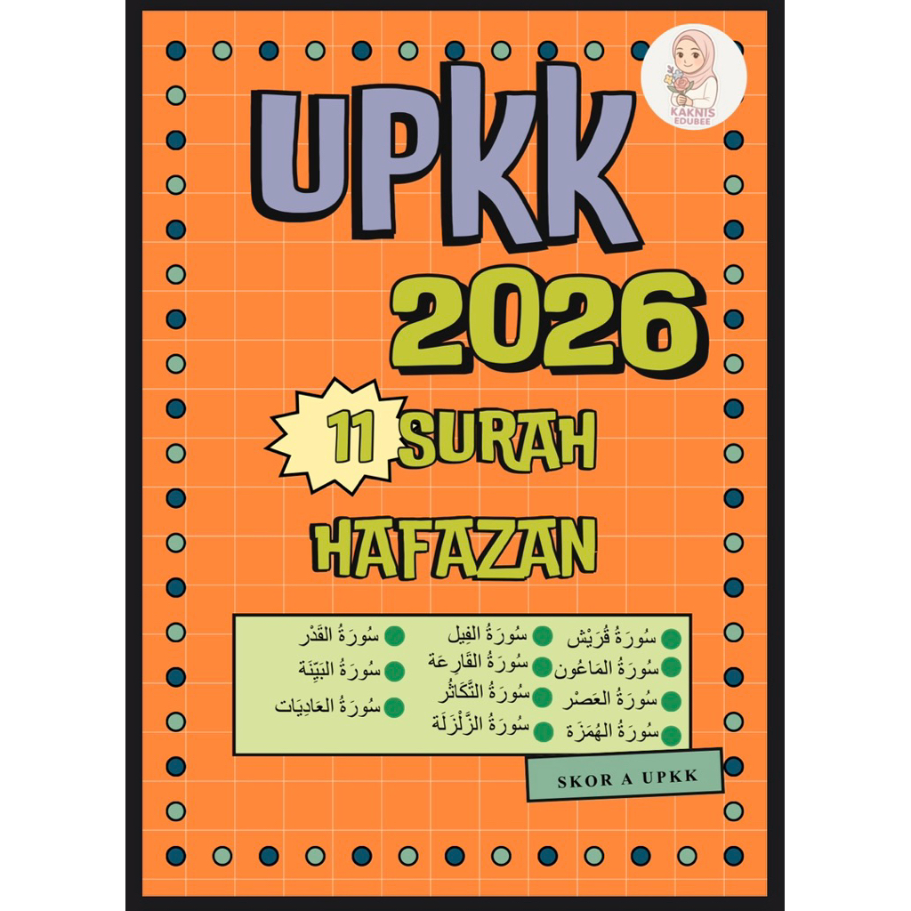 [PDF] Nota Surah Hafazan UPKK 2026 | Shopee Malaysia