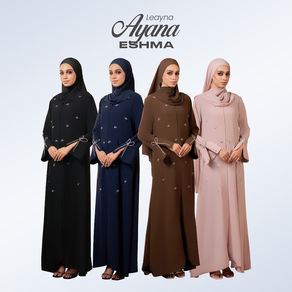 LEAYNA.CO ESHMA Abaya | Shopee Malaysia