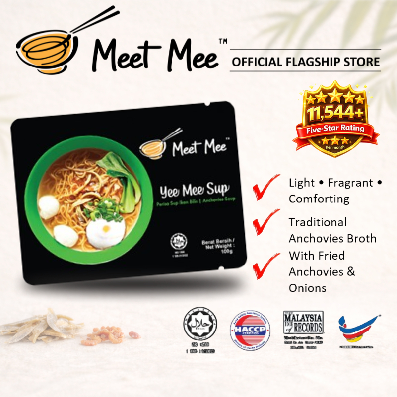 ｜HALAL｜MEET MEE Yee Mee Soup｜Traditional Anchovies Broth｜Yee Mee Sup ...