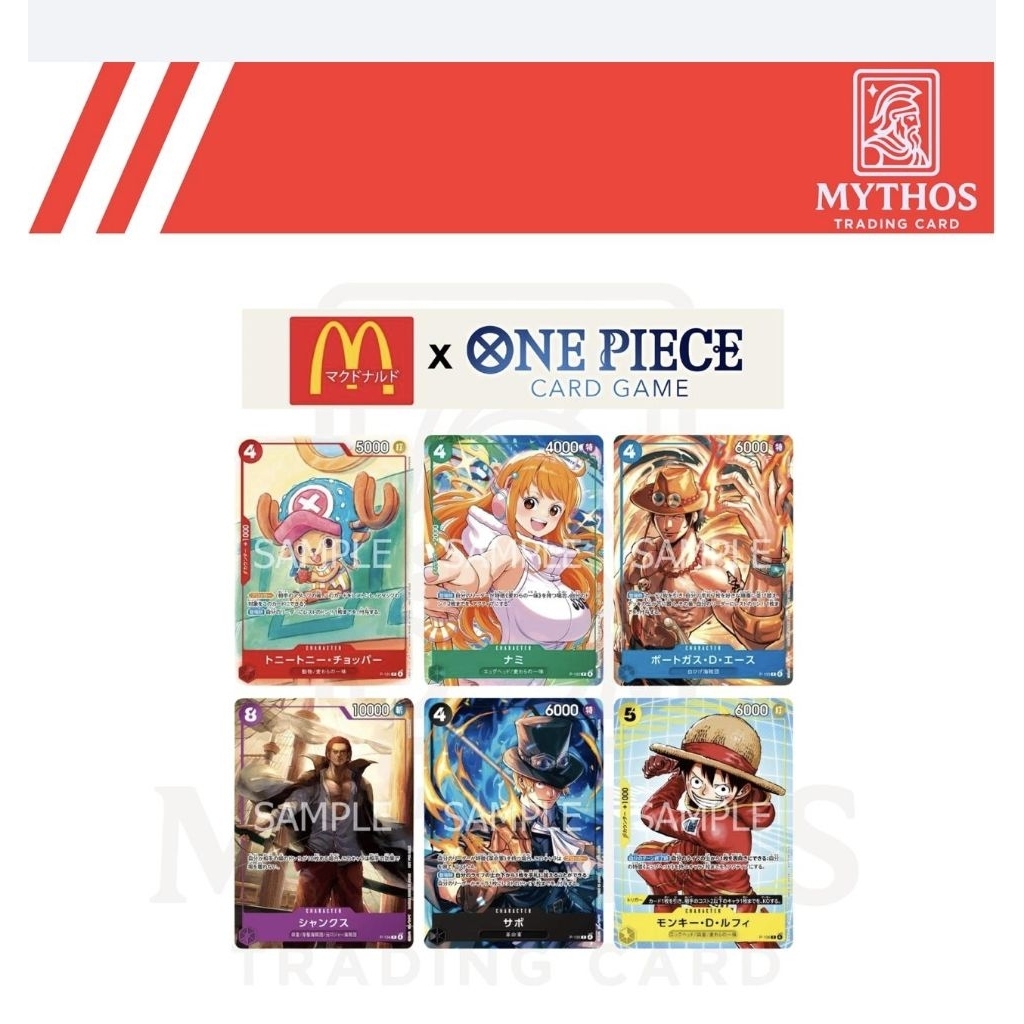 One Piece [Japanese] McDonald's Promotion Card Set 2025 | Shopee Malaysia