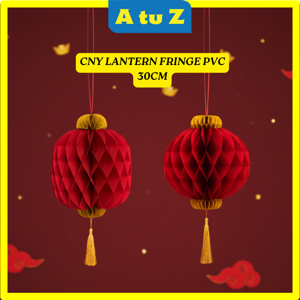 CNY 2026 Fringe PVC Ball Round Melon Decor Honeycomb Balls and Pendant ...