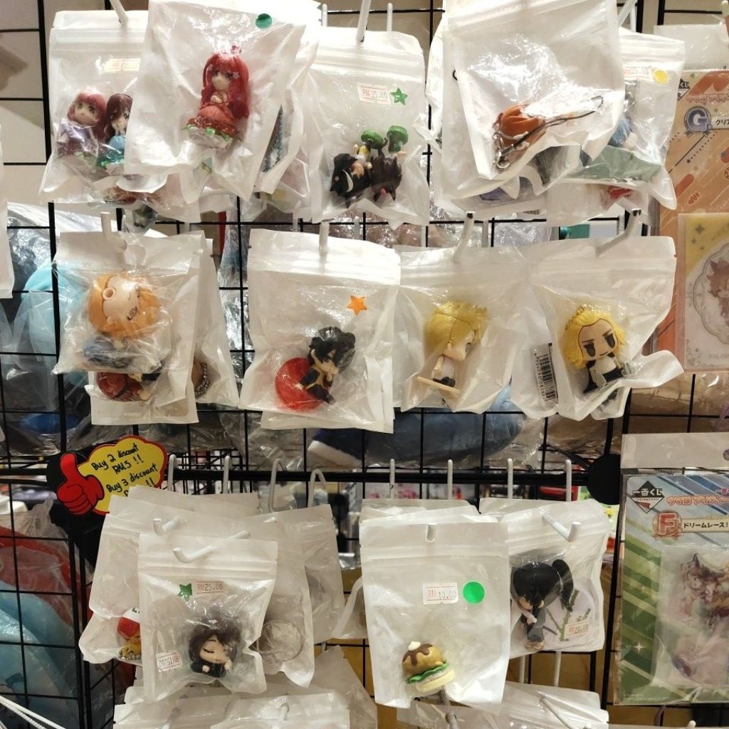 Anime Japan Collection Mini Figures - Dragon ball , K-ON, Gintama, Love ...