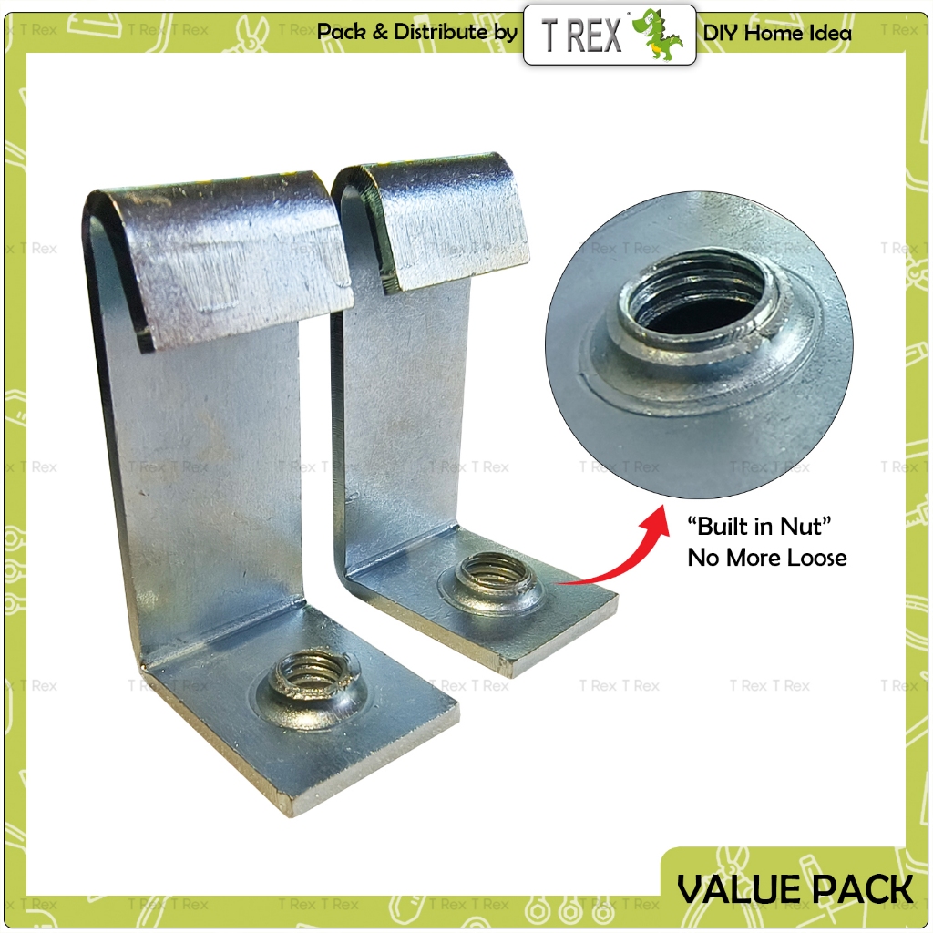 T Rex DIY C Channel Cable Tray Stud Rod Trunking J Hook Bracket ...