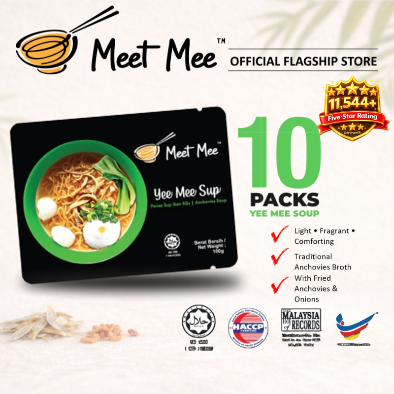 ｜HALAL｜BUNDLE YMS 10IN1｜MEET MEE Yee Mee Soup｜Traditional Anchovies ...