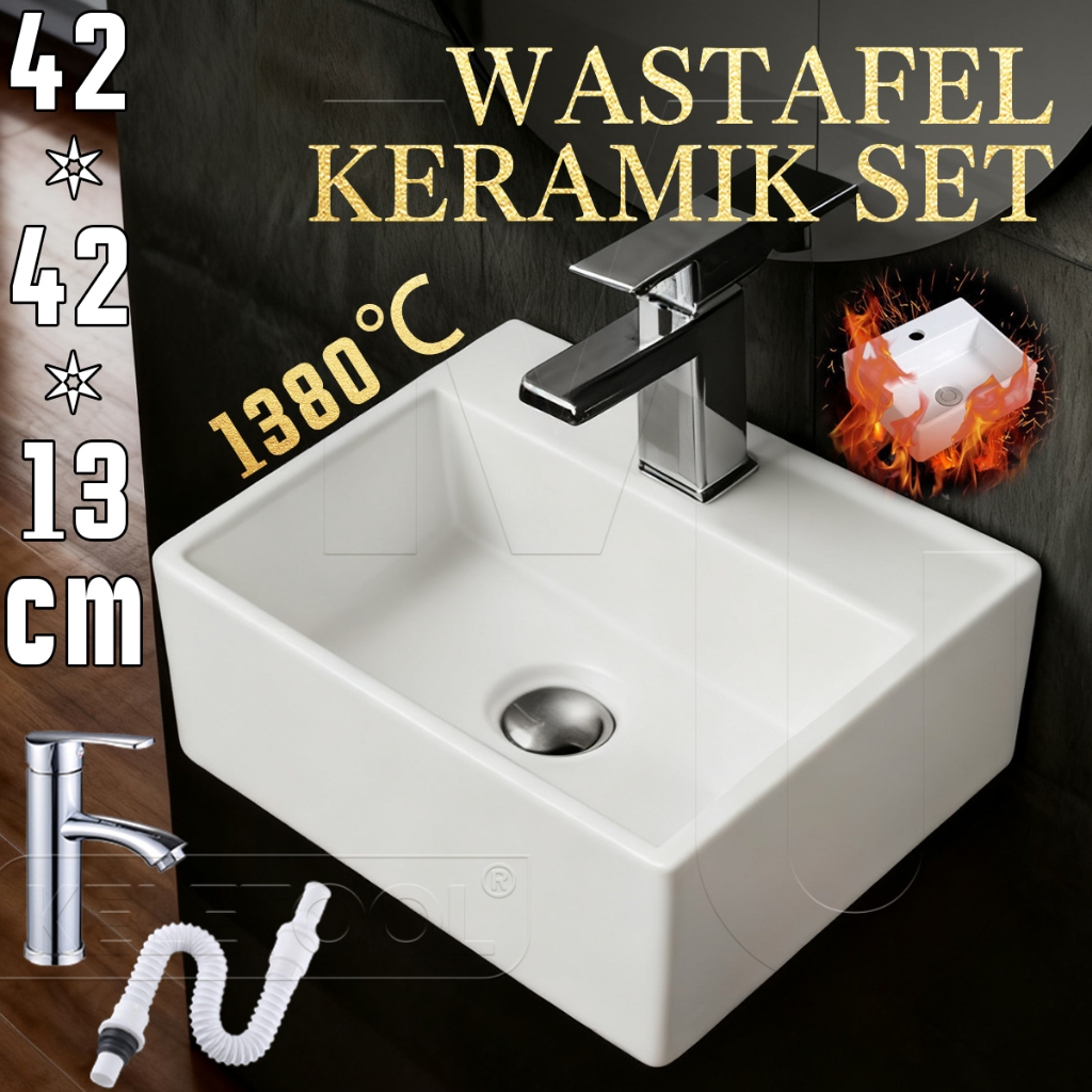 Toilet Sinki Kecil Bilik Bathroom Ceramic Basin Table Top or Wall Hung ...