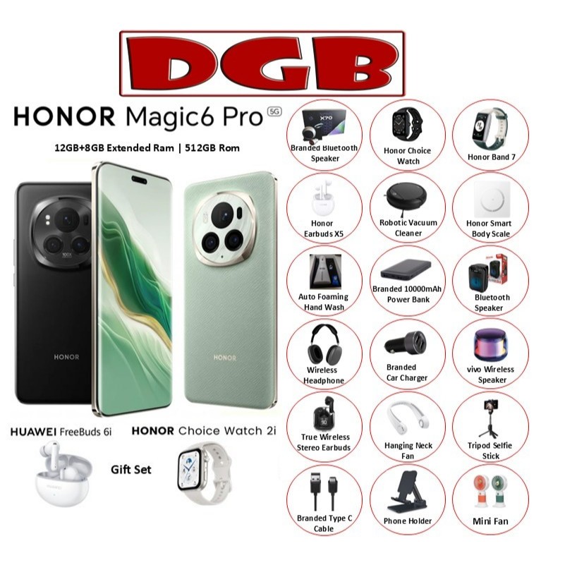 Honor Magic6 Pro 5G | Original Malaysia Set | Shopee Malaysia