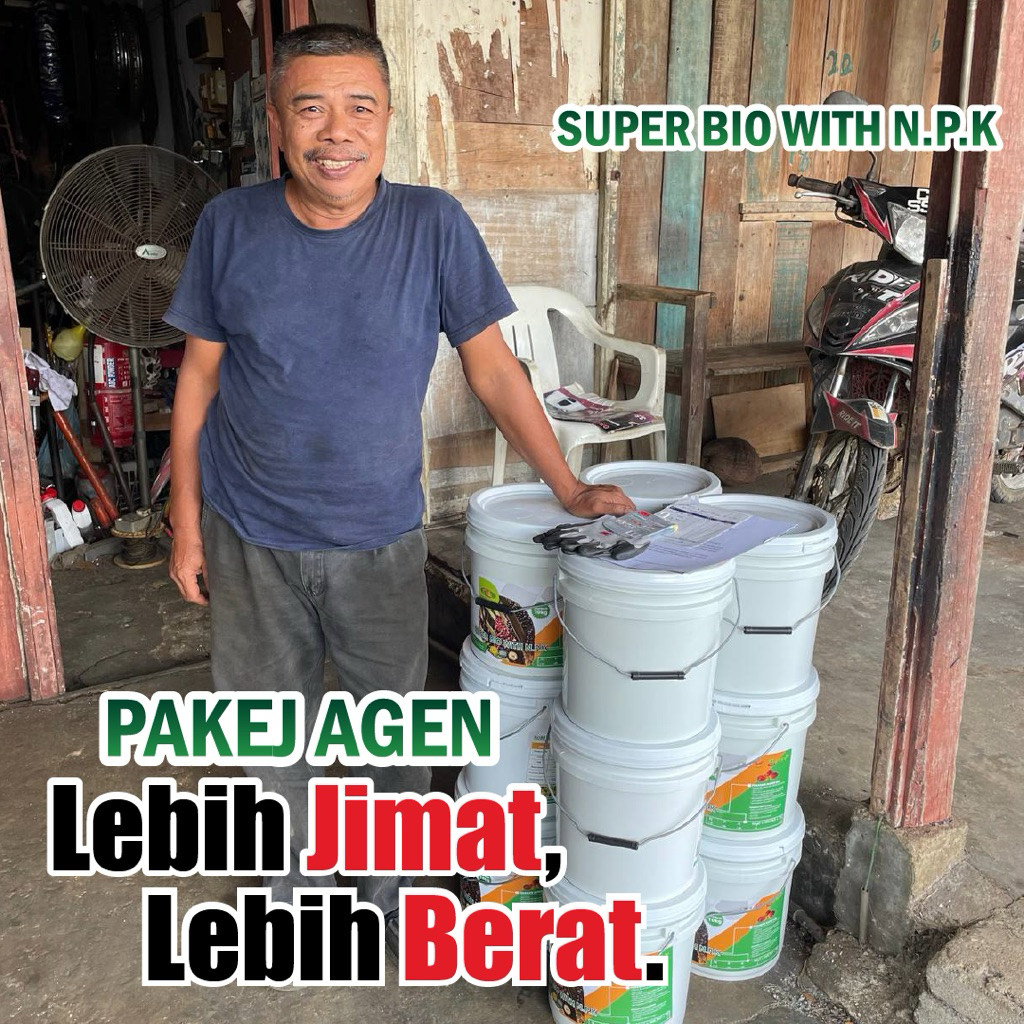 PAKEJ AGEN 10 TONG PERCUMA 2 TONG BAJA SUPER BIO WITH NPK - HQ | Shopee ...