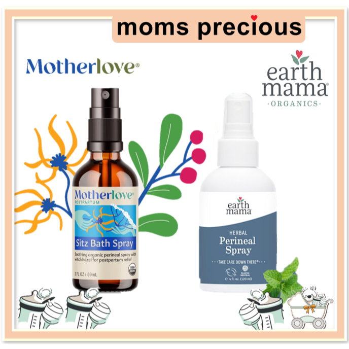 Motherlove Sitz Bath Spray (2 oz) Sitz Bath for Postpartum Recovery ...