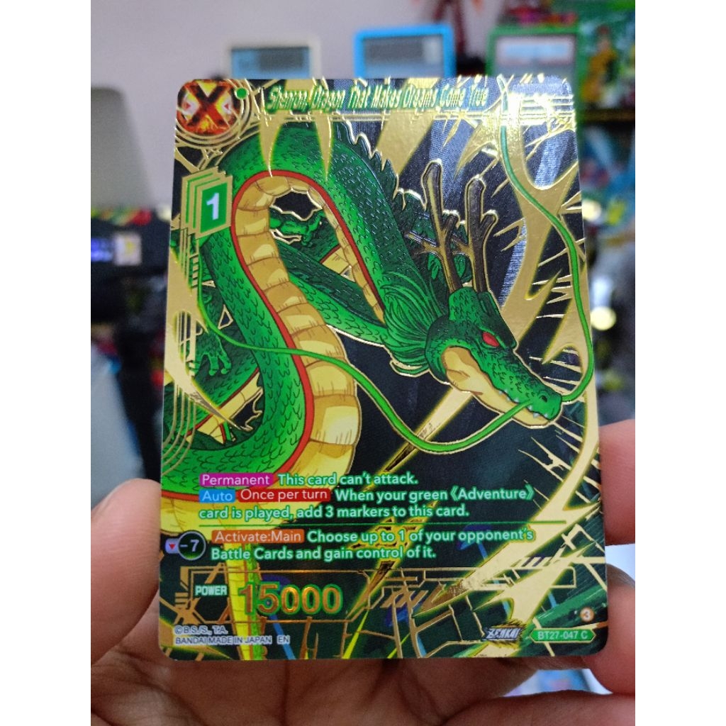 Dragon Ball Zenkai Master TCG - BT27-047 - Shenron (GOLD STAMP ...