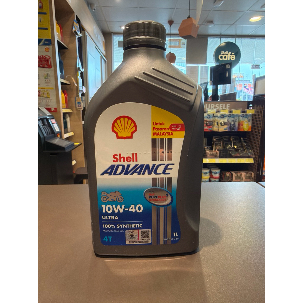 [ORIGINAL ] SHELL ADVANCE ULTRA 4T 10W-40 1L *100% ORIGINAL FROM SHELL ...