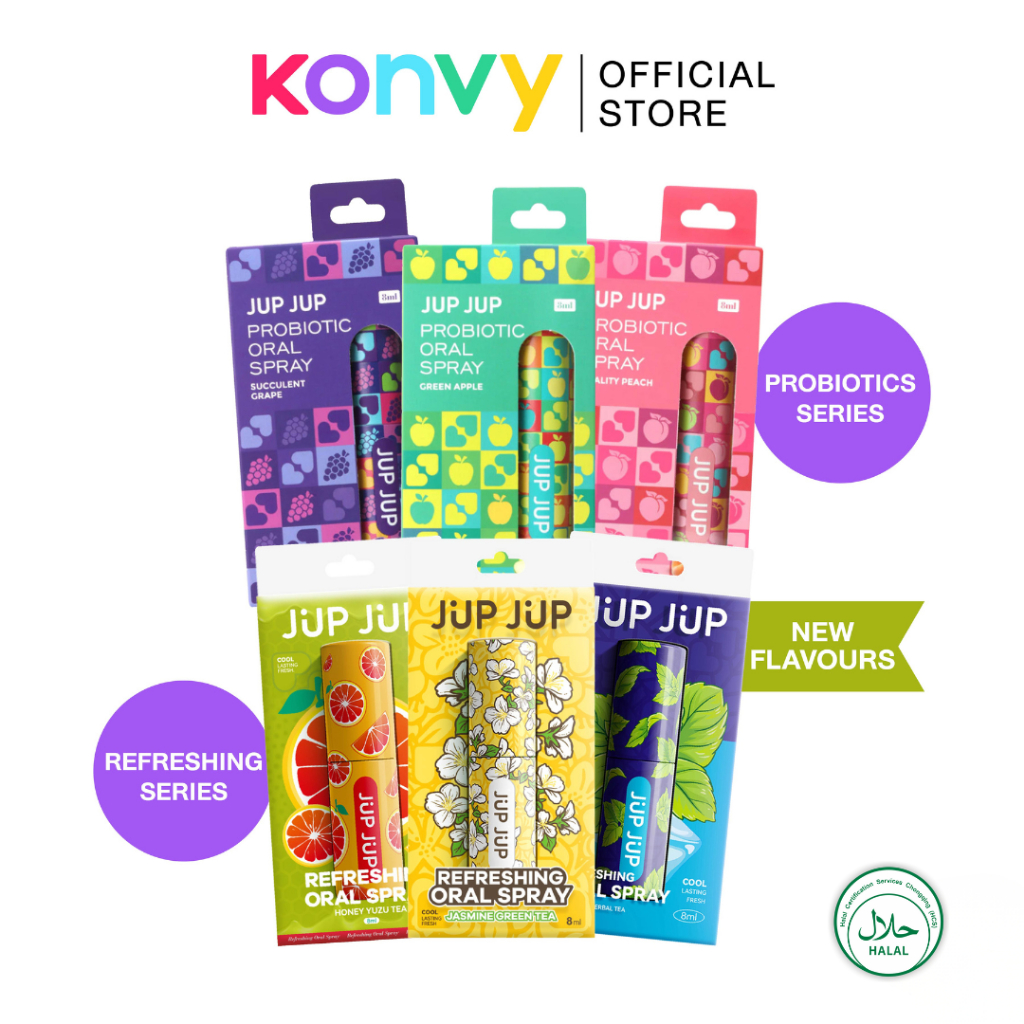 JUP JUP Probiotics / Refreshing Oral Spray Series 8ml (6 Flavours to ...