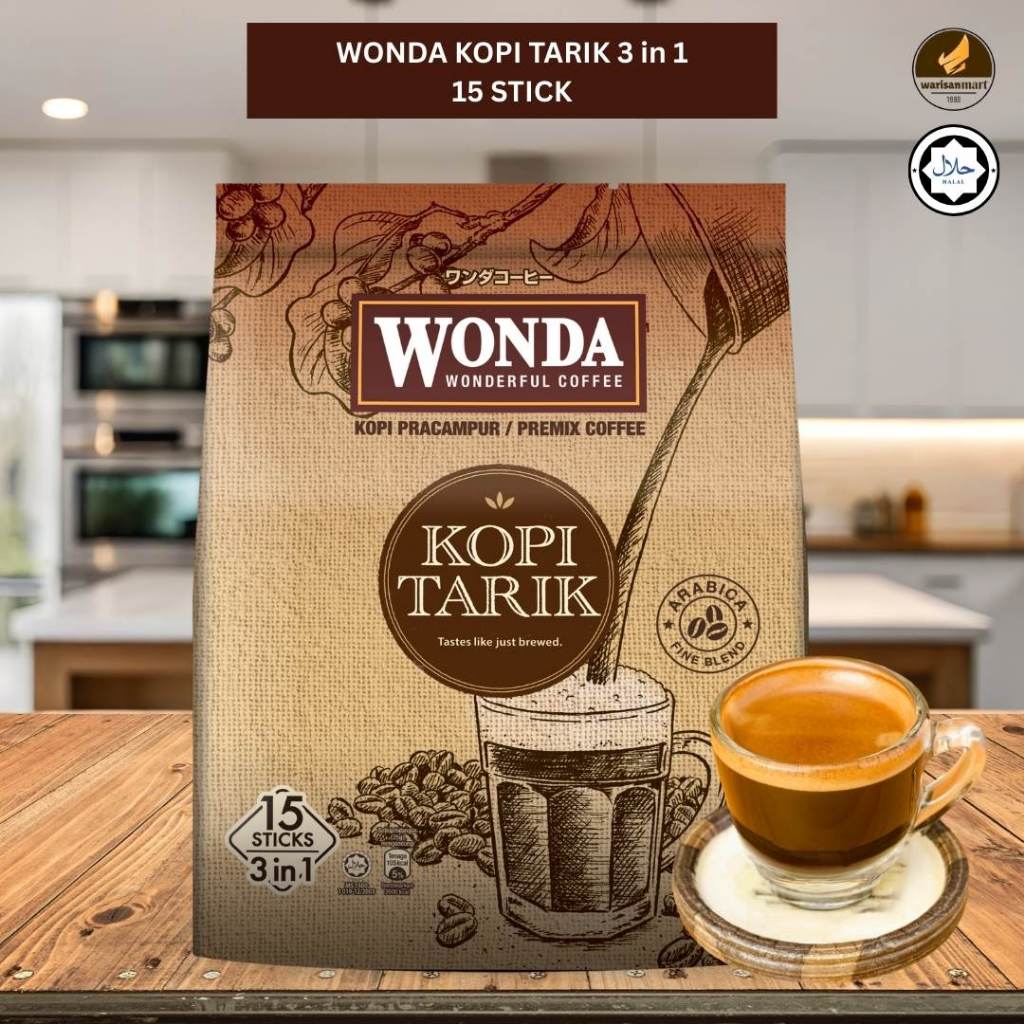 Wonda Coffee Tarik 3 in 1 Instant 15 Sachet | Shopee Malaysia