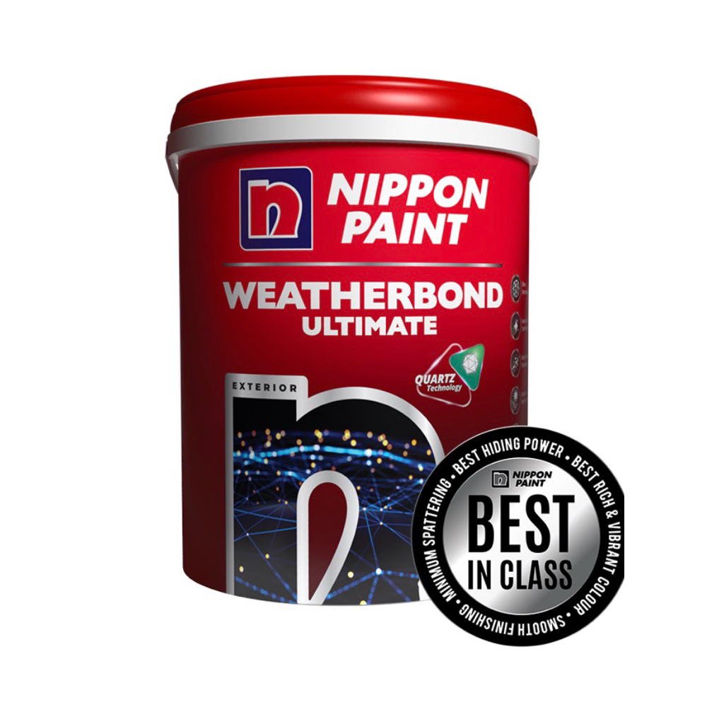 Nippon Weatherbond Ultimate 5L colour/Exterior PAint | Shopee Malaysia