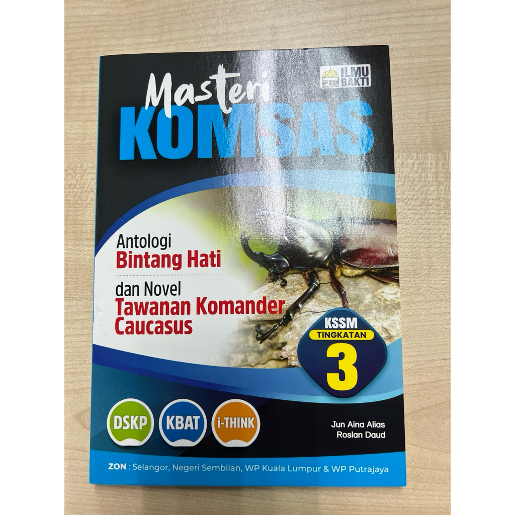 MASTERI KOMSAS TINGKATAN 3 ANTOLOGI BINTANG HATI DAN NOVEL TAWANAN ...