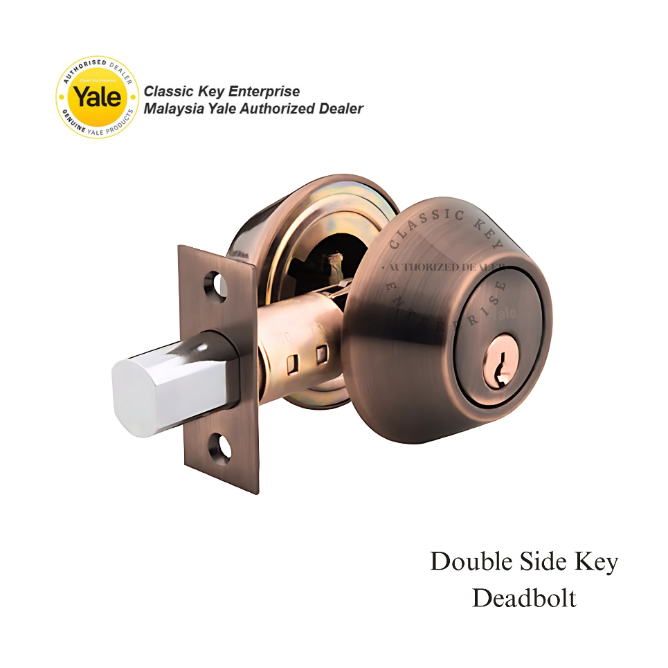 Yale Deadbolt Door Lock VYED1002AC / V8101 / V8121 Half Side and Double ...
