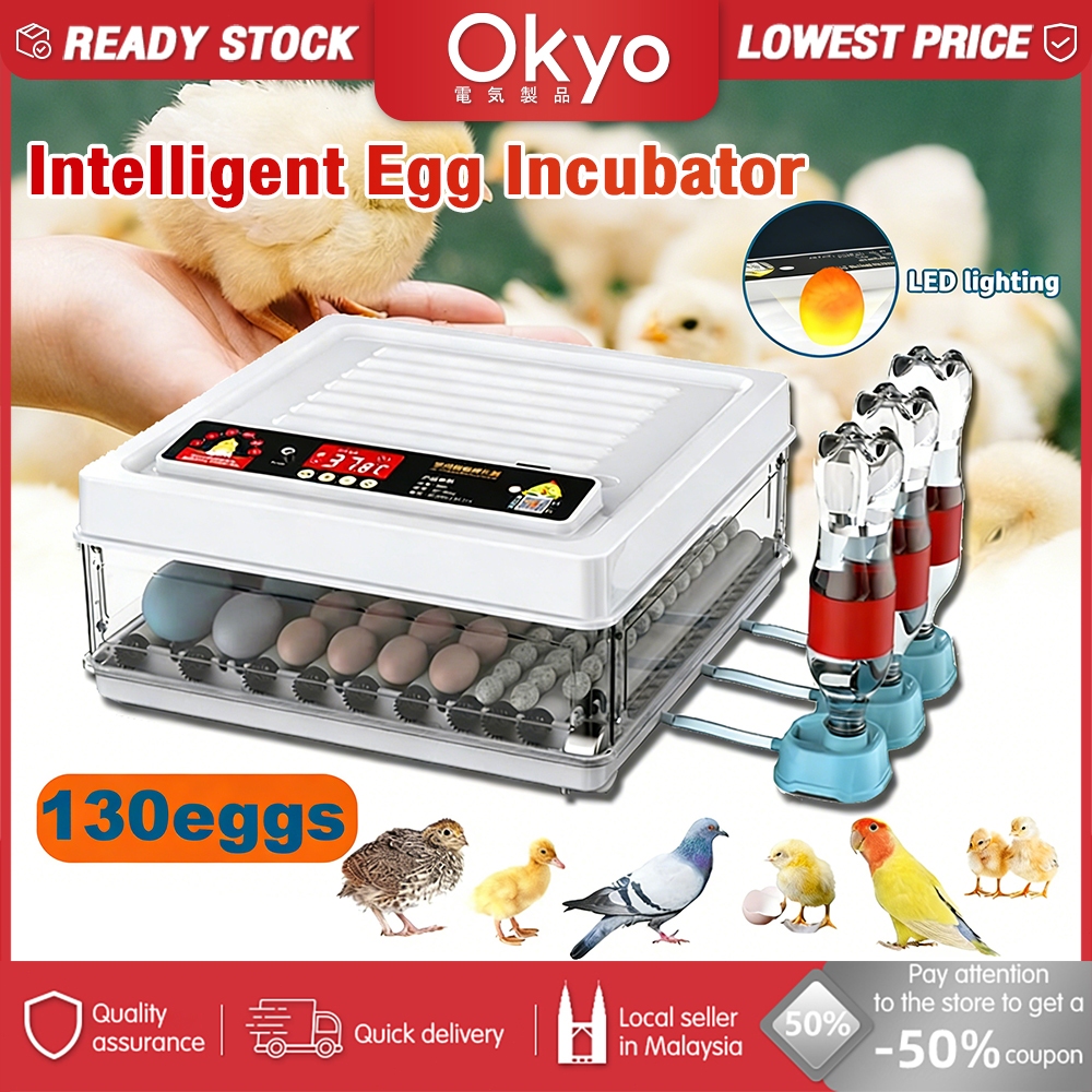egg hatcher incubator Automatic Turning Thermostat Bird Chicken Poultry ...
