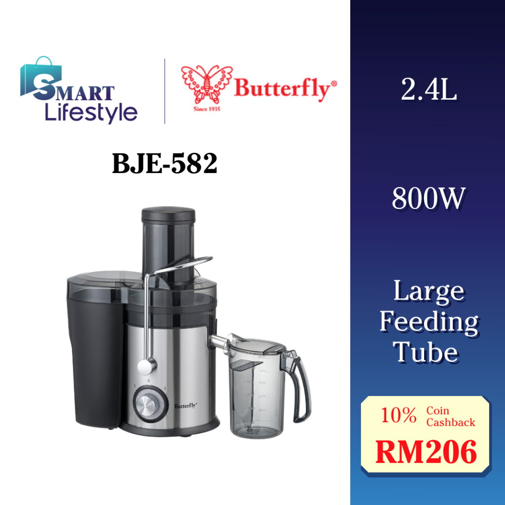 Butterfly Juice Extractor (800W) BJE-582 / Pensonic (600W) PJ-6900S ...