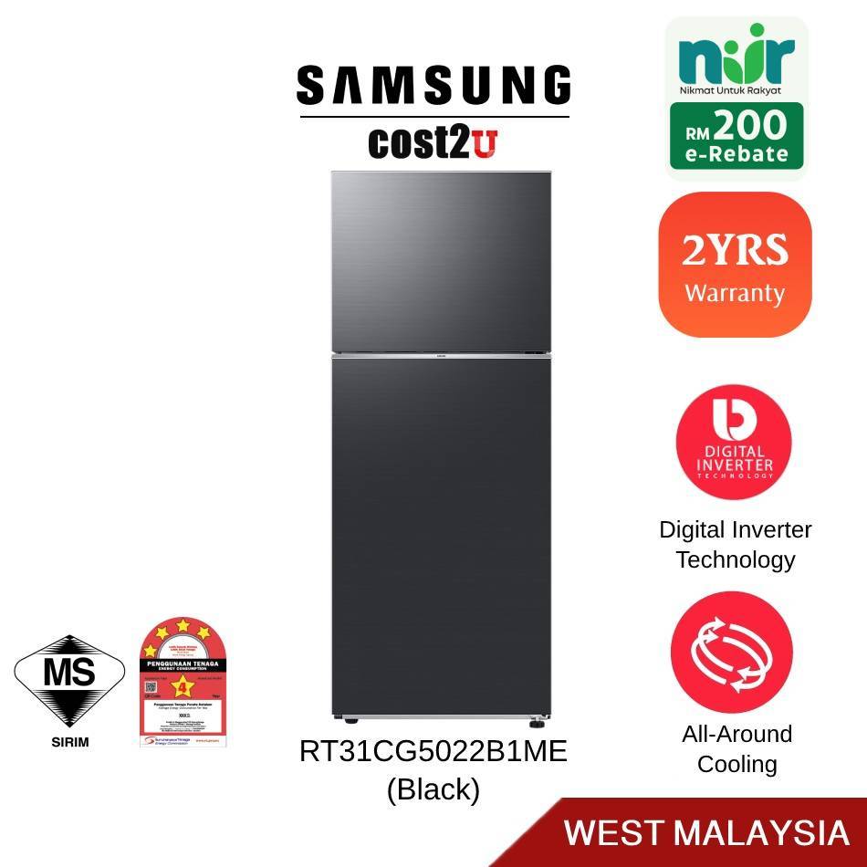 [NUR] Samsung 315L Top Mount Freezer Inverter Refrigerator (SpaceMax ...