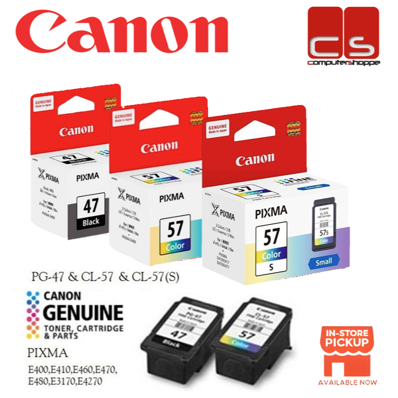 Canon PG-47 & CL-57(S) & CL-57 Cartridge Combo | Shopee Malaysia