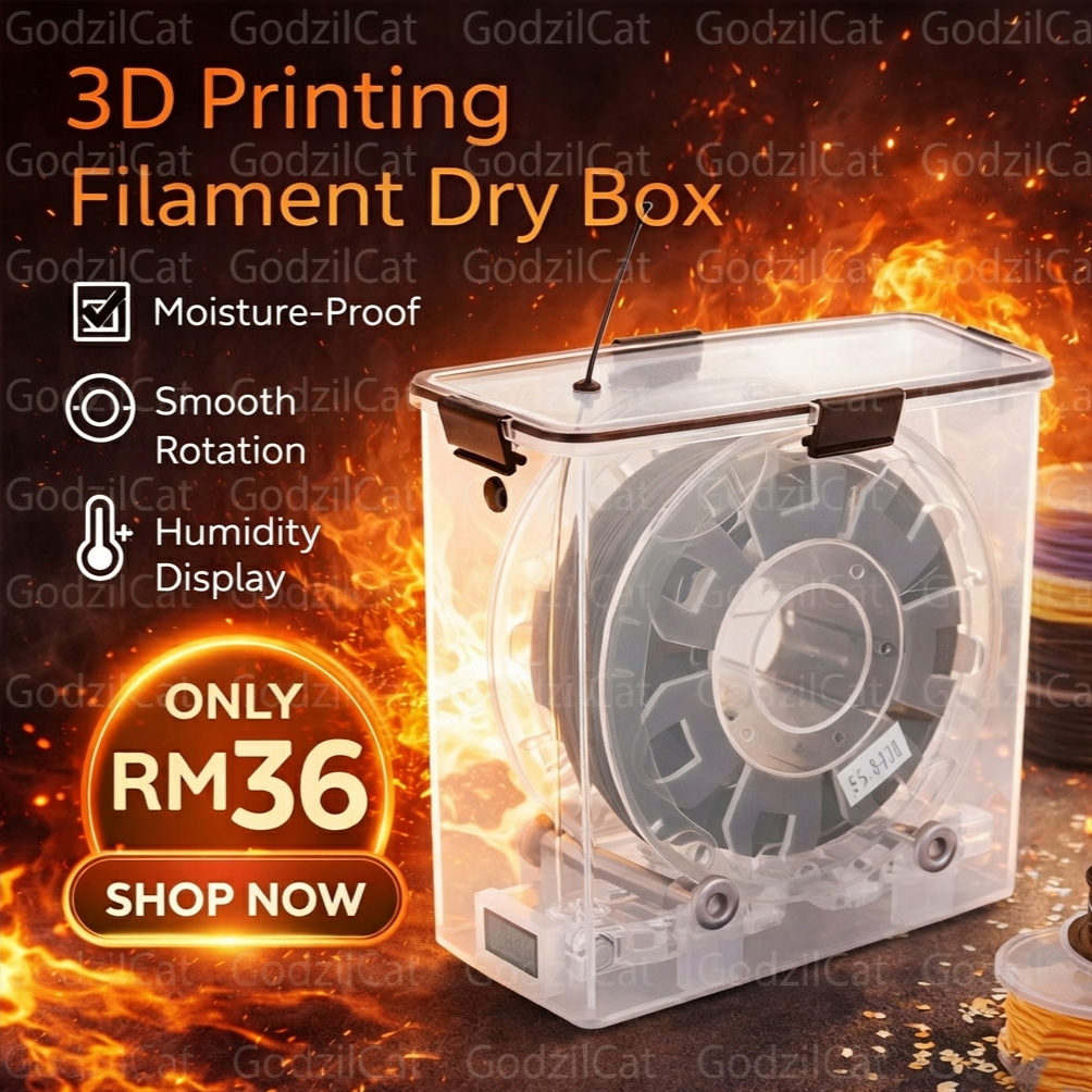 [Ready Stock]Dry Storage Box 3D Printer Filament PETG PLA ABS Box ...