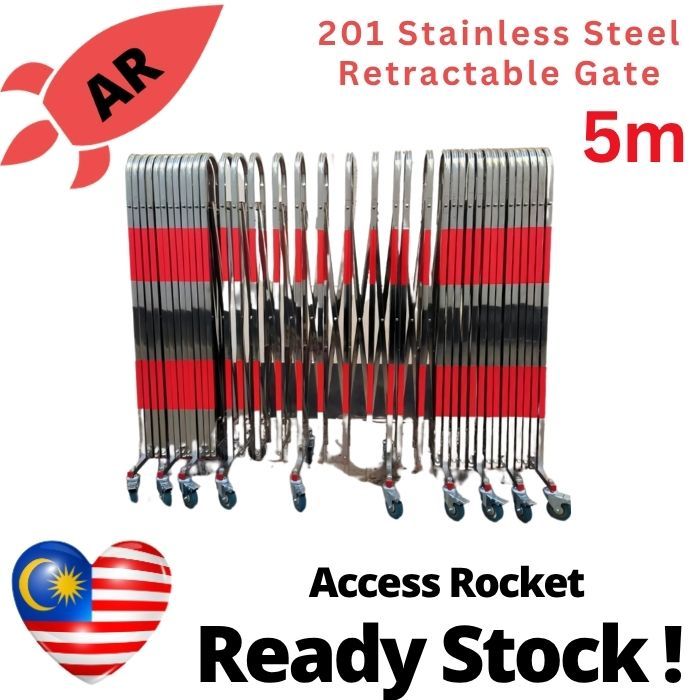 Stainless Steel Portable Retractable Gate Telescopic Foldable ...