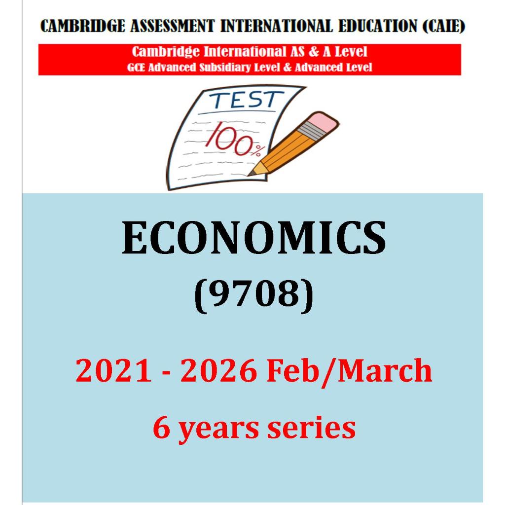 A LEVEL ECONOMICS PAST EXAM PAPERS AS & A2 | Shopee Malaysia