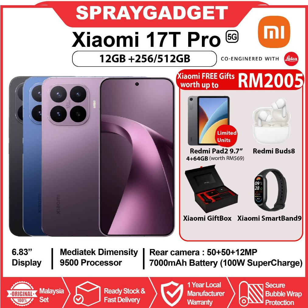 [PROMO] Xiaomi 17T Pro 5G / Xiaomi 17T 5G (12+256GB/12+512GB) Leica 5x ...