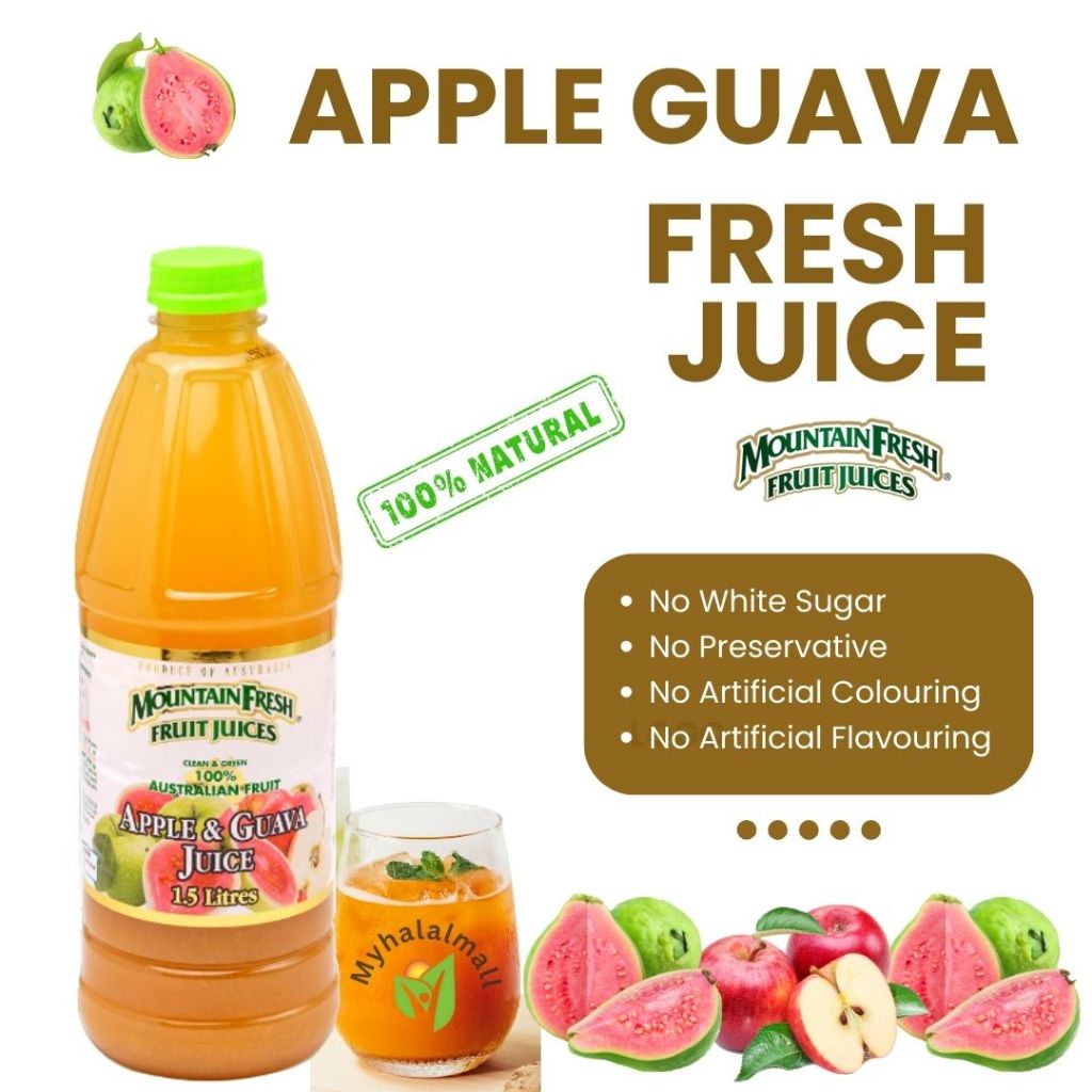APPLE GUAVA JUICE, BEETROOT APPLE CARROT (1.5Lt) Apple Lemon Mountain ...