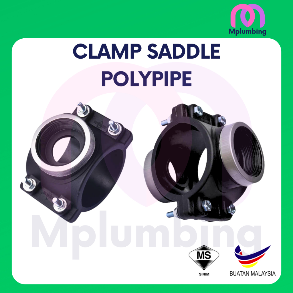 POLY CLAMP SADDLE (63MM | 50MM | 32MM X 1" 3/4" ) | Shopee Malaysia