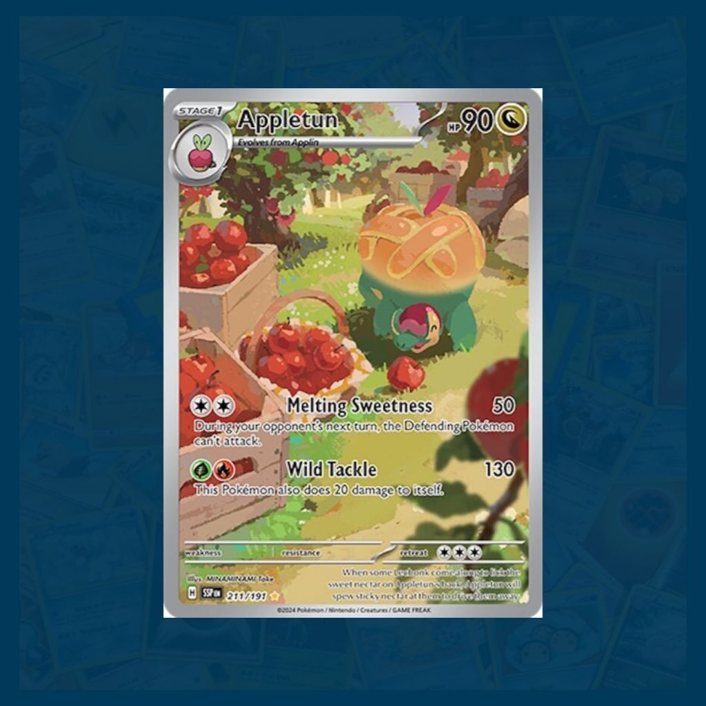 Appletun (211/191) Illustration Rare | Surging Sparks | Pokemon TCG ...