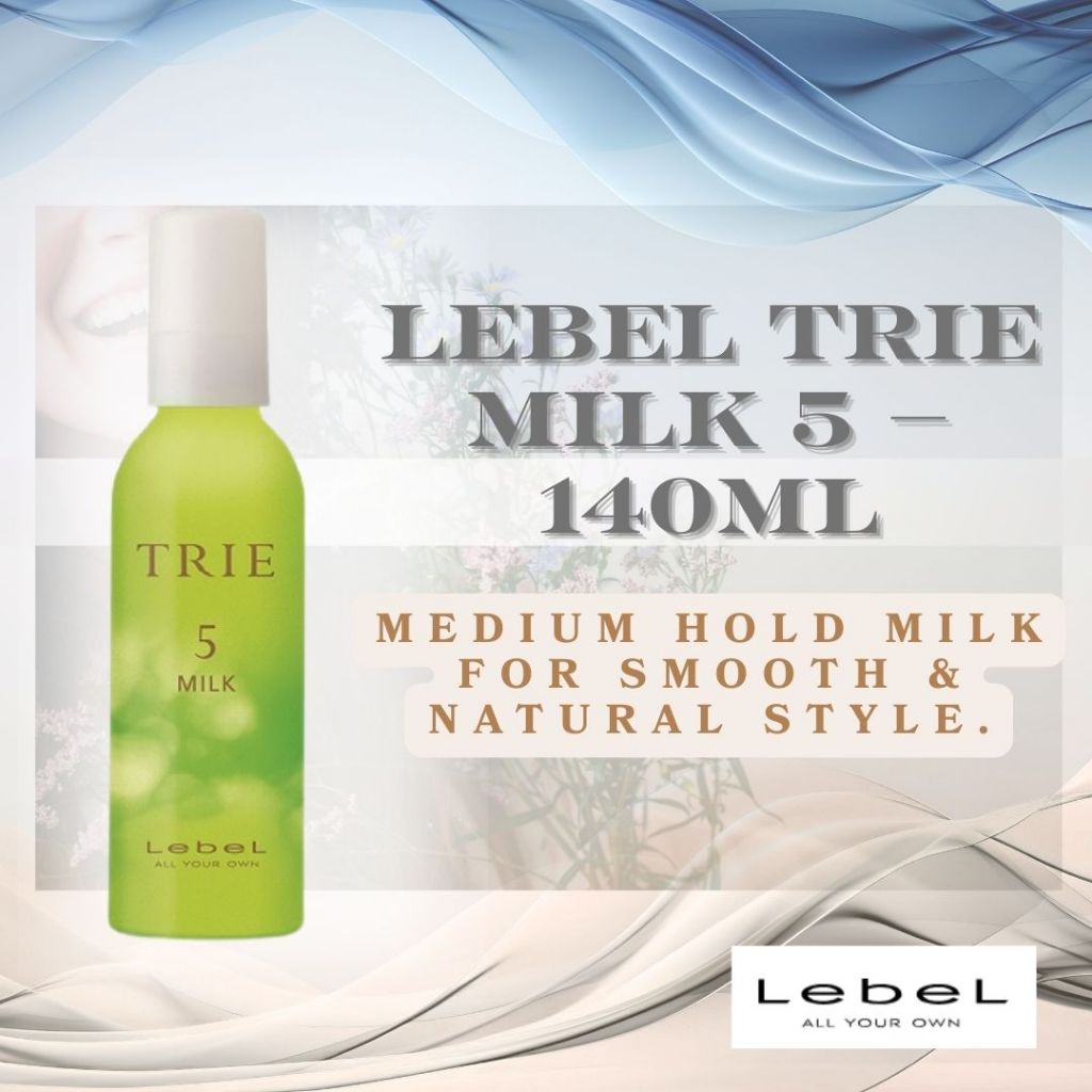 LebeL Trie Milk 5 Hair Styling Emulsion 140ml Made in JAPAN | Shopee Malaysia