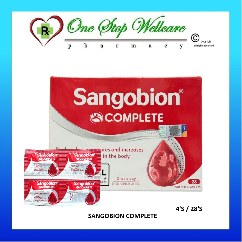 SANGOBION COMPLETE 1X4'S / 7X4'S (1 BOX) (EXP:03/2028) | Shopee Malaysia
