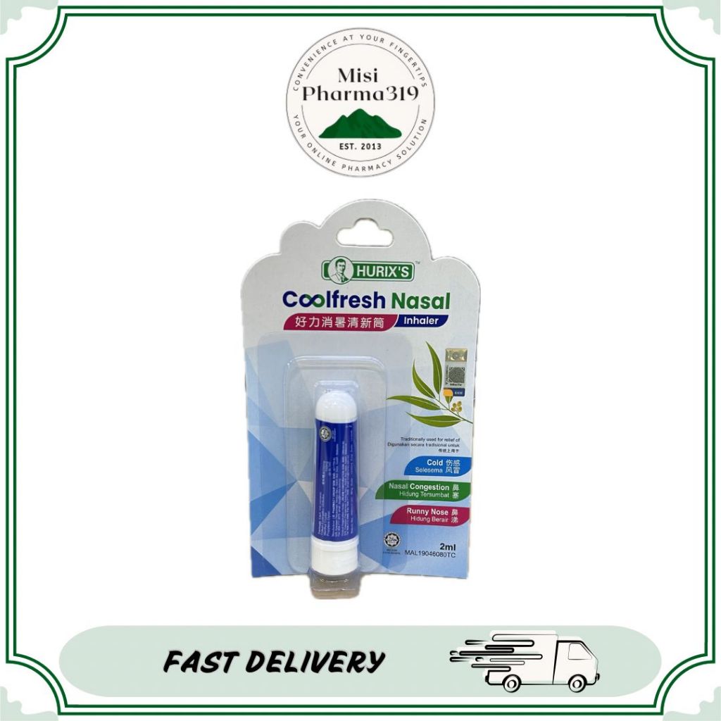 HURIX'S COOLFRESH NASAL INHALER 2ML | Shopee Malaysia