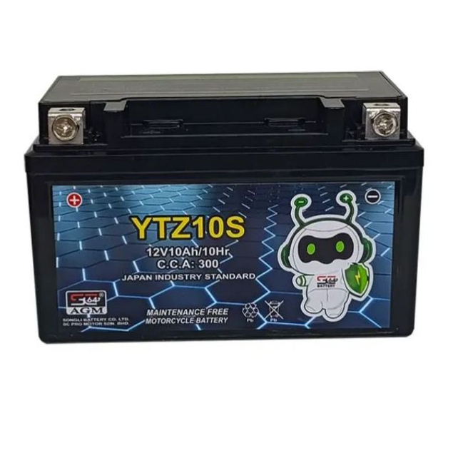 SC64 GEL BATTERY MOTORCYCLE - YTX12-BS - YTZ8 - YTX9-BS YTZ10S-BS YTZ7V ...